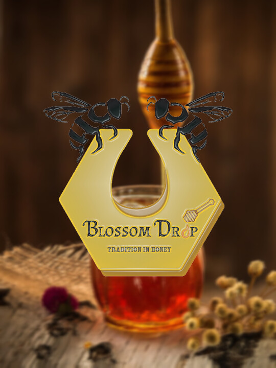 ArtStation - Blossom Drop Honey - Brand Design