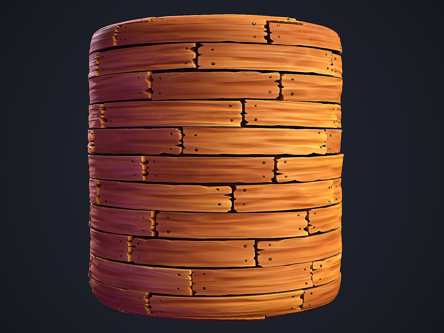 ArtStation - Stylized Wood Planks