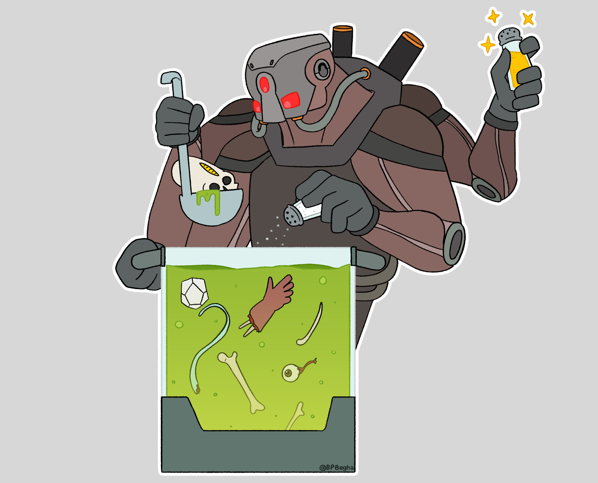 ArtStation - Craver preparing a soup of lesser races