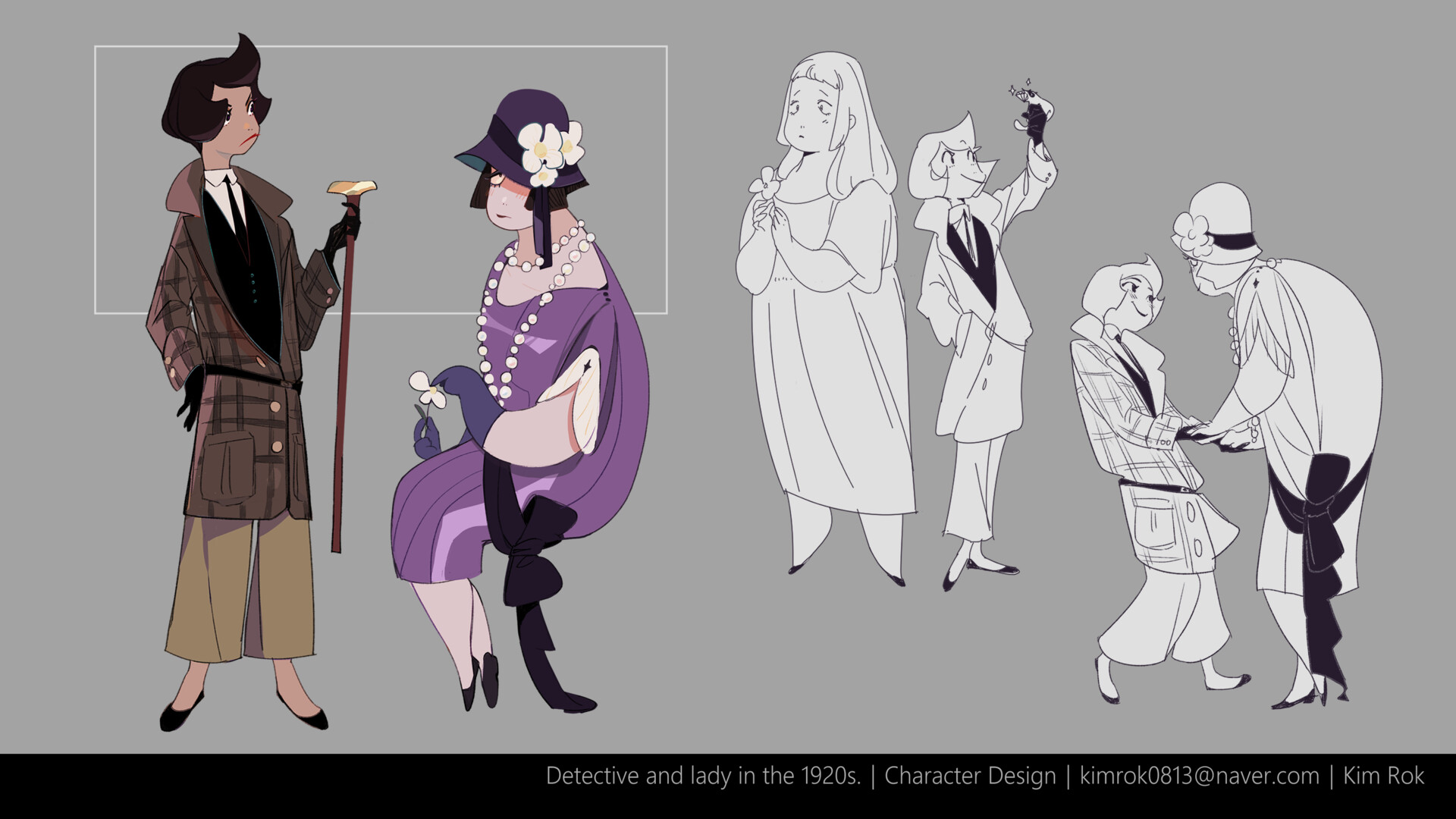 록/Rok - Kim Rok_Character Design Portfolio_2021
