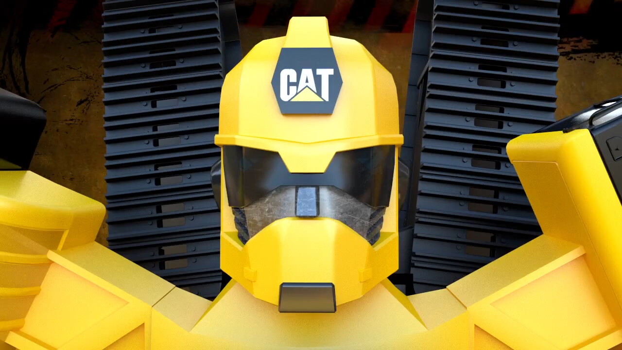 ArtStation - CAT Excavators Transformers