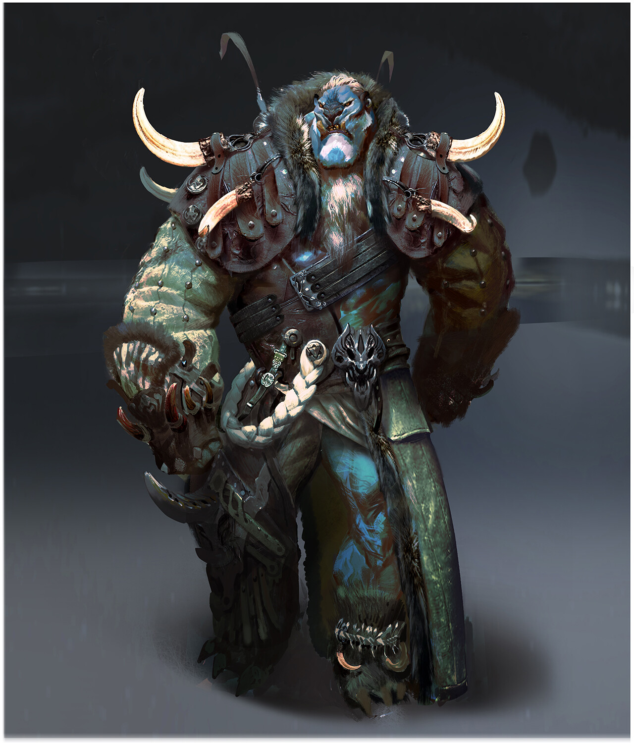 ArtStation - Barbarian leader