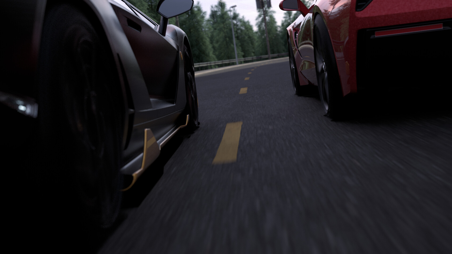 ArtStation - Car Chase (Still Frames)