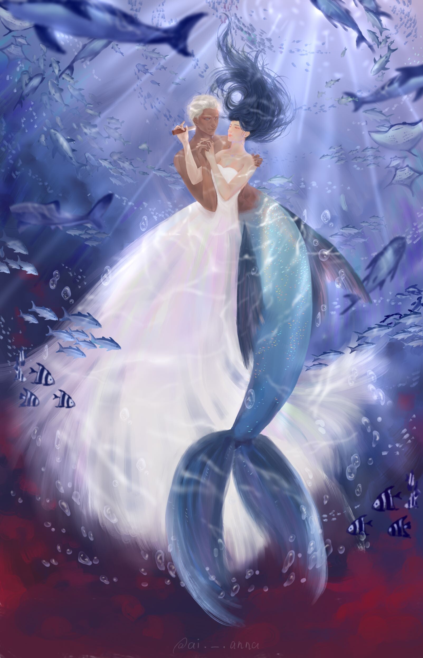 ArtStation - Merman and The Bride