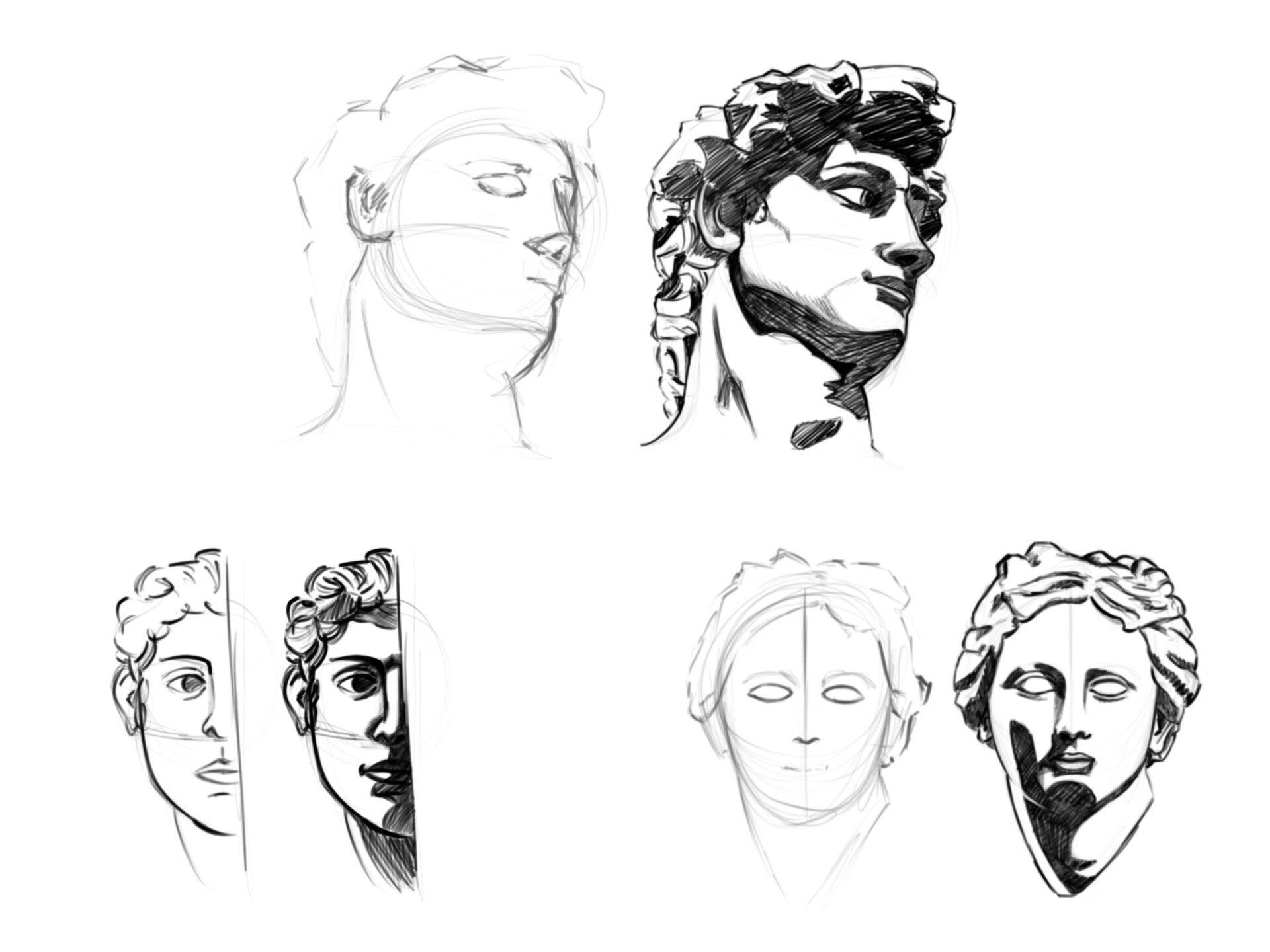 ArtStation - Greek Statues