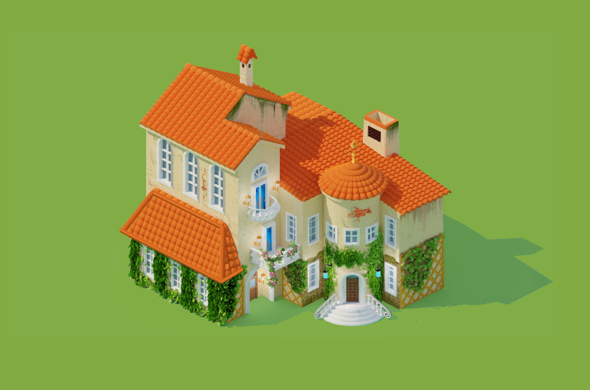 ArtStation - House (isometric)