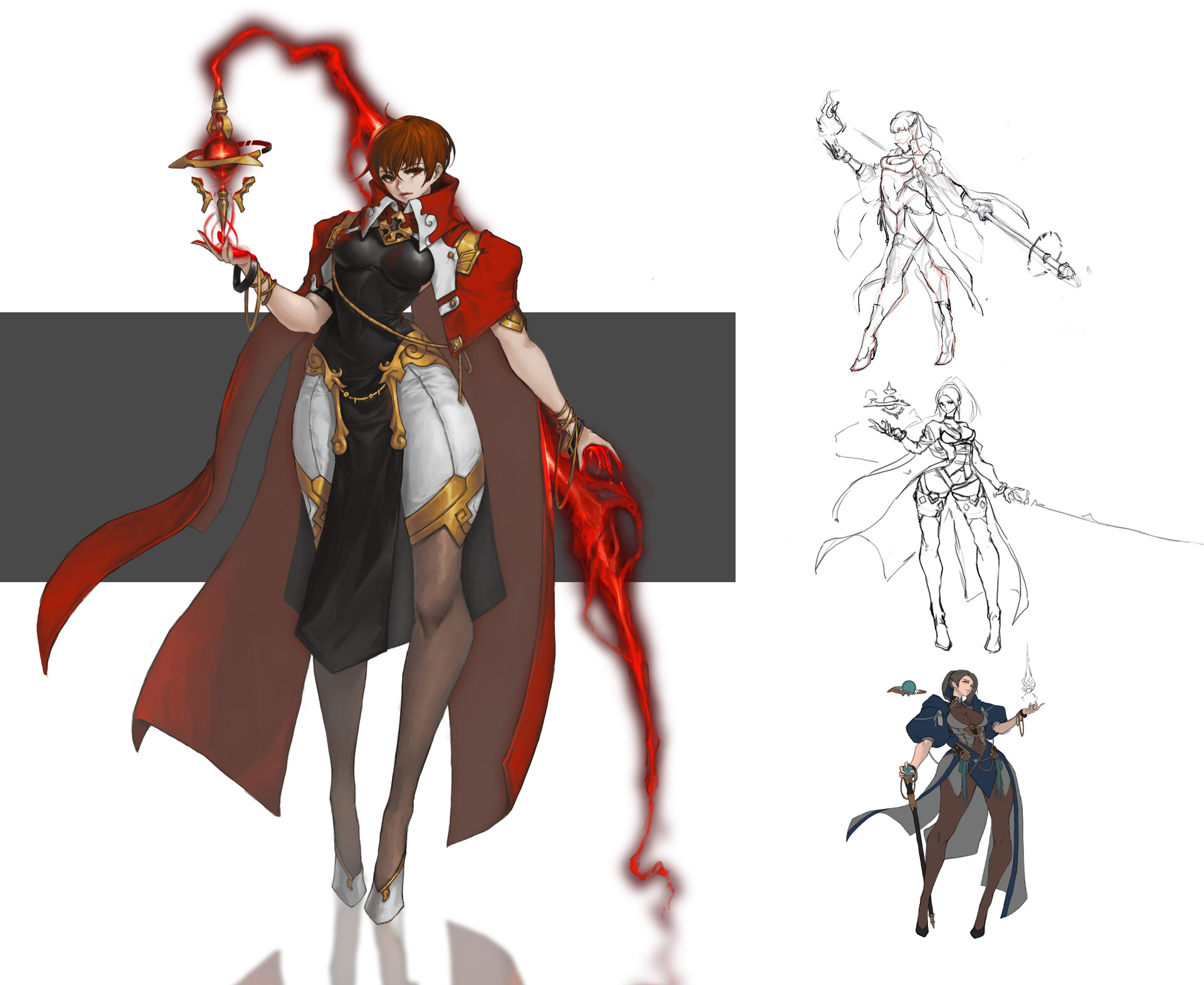 ArtStation - 41.Red Mage