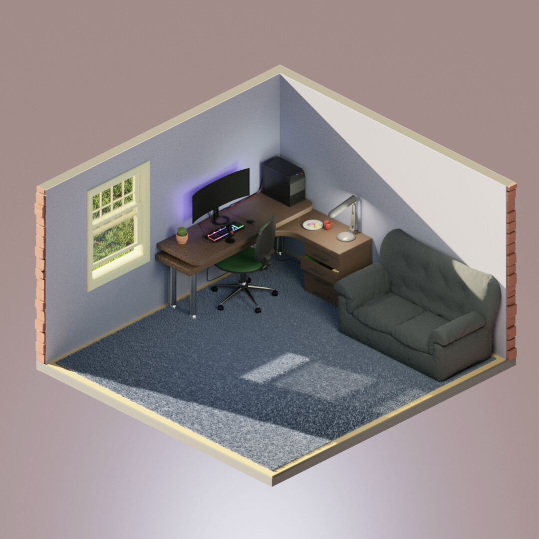 ArtStation - Streamer's room