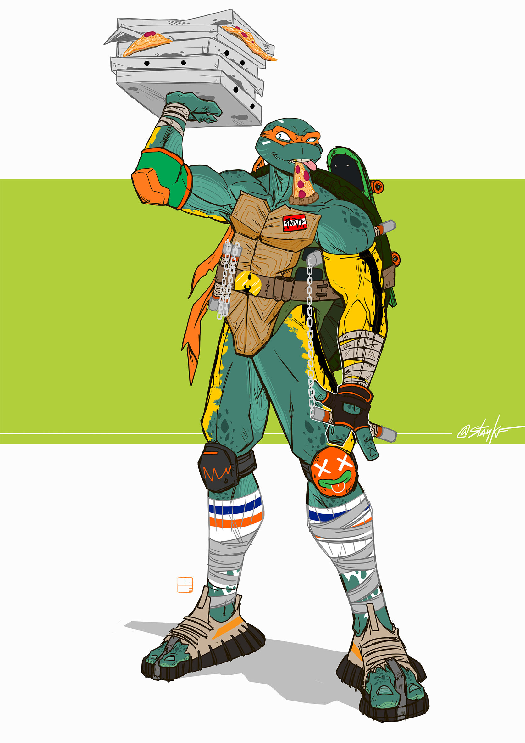 ArtStation - Ninja Turtles R - Mikey