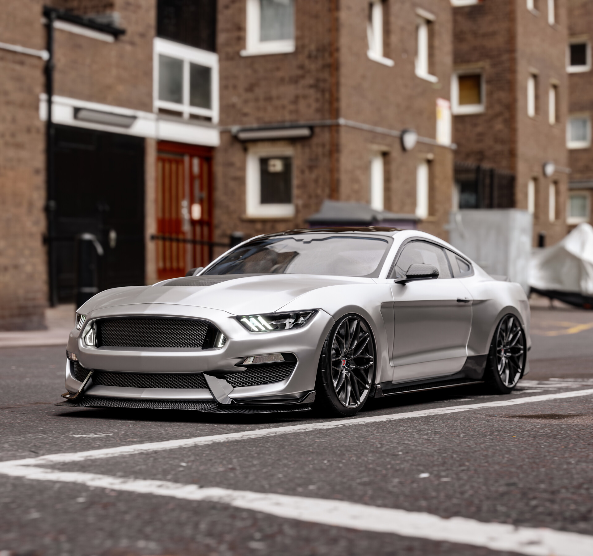 ArtStation - Almost stock Ford Mustang