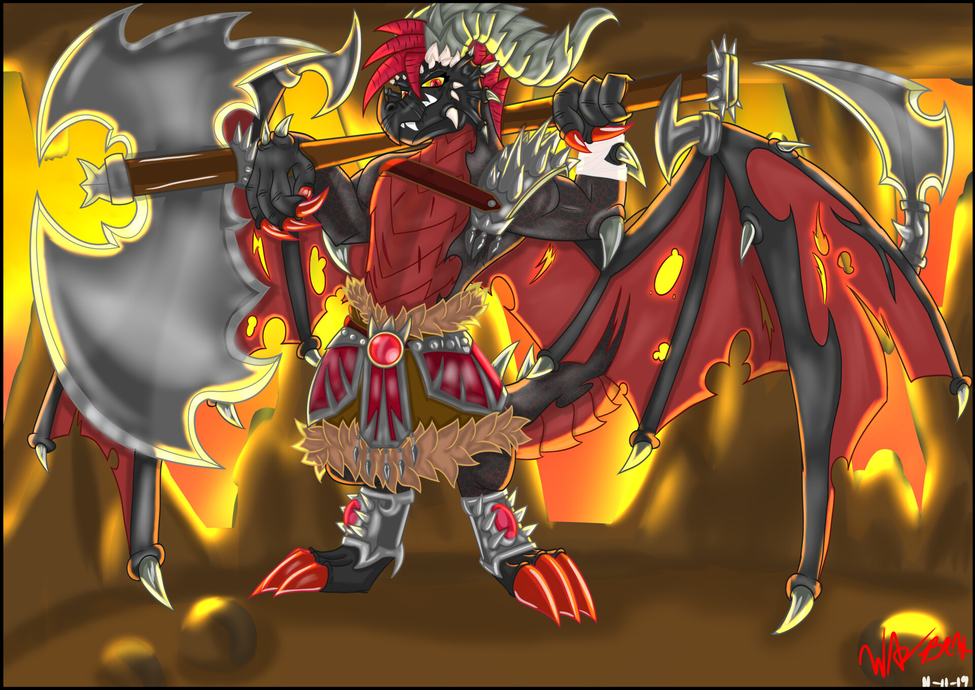 ArtStation - Axe Dragon