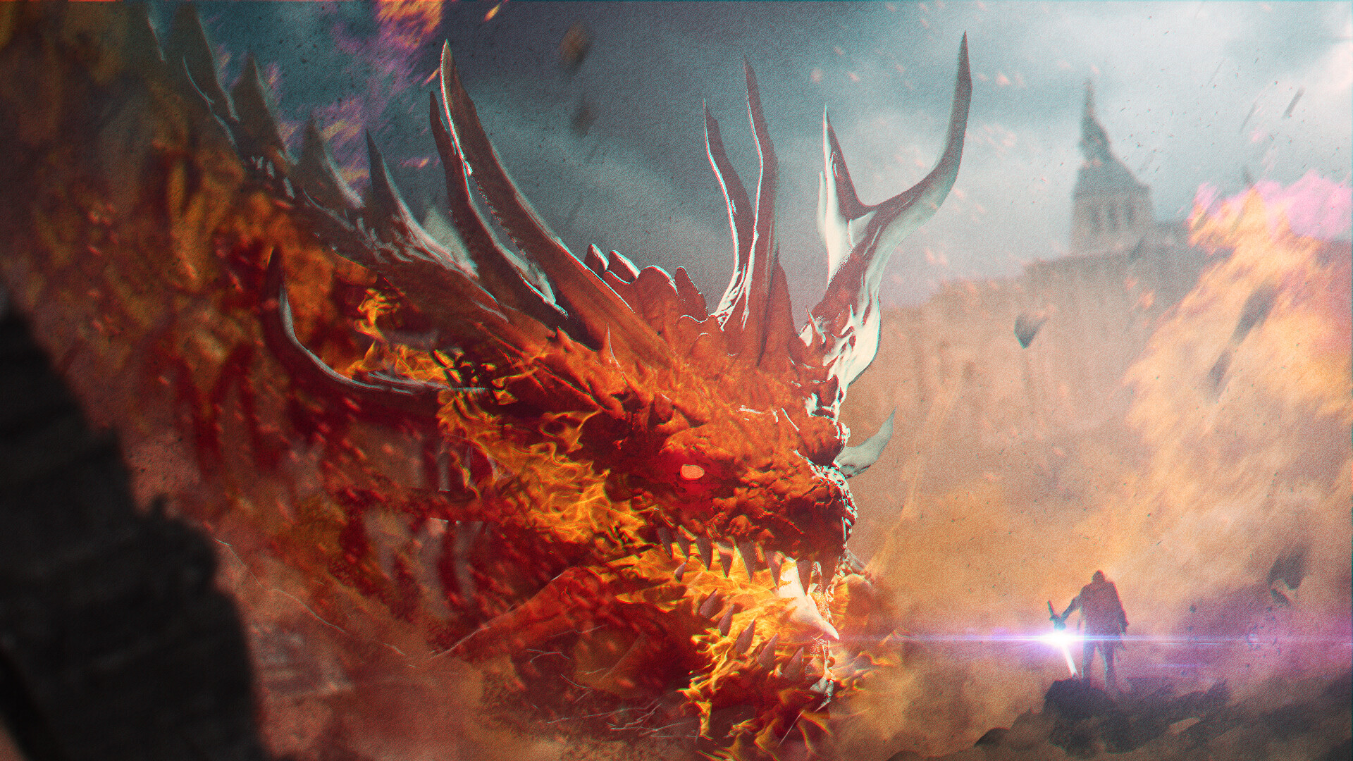 ArtStation - Flame dragon