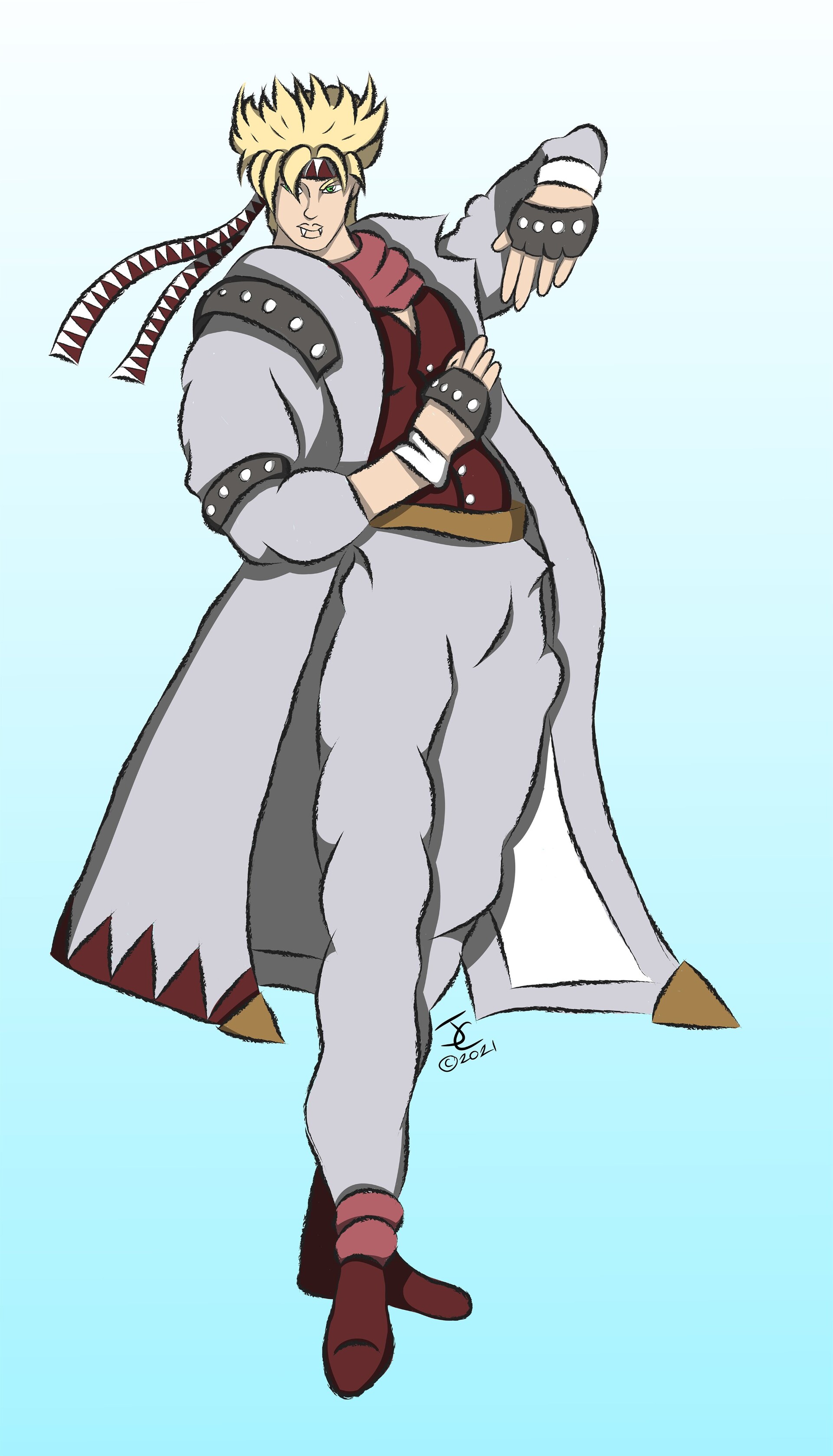 ArtStation - Jojo Horror Concept Fan Art: Caesar Anthonio Zeppelu as a ...