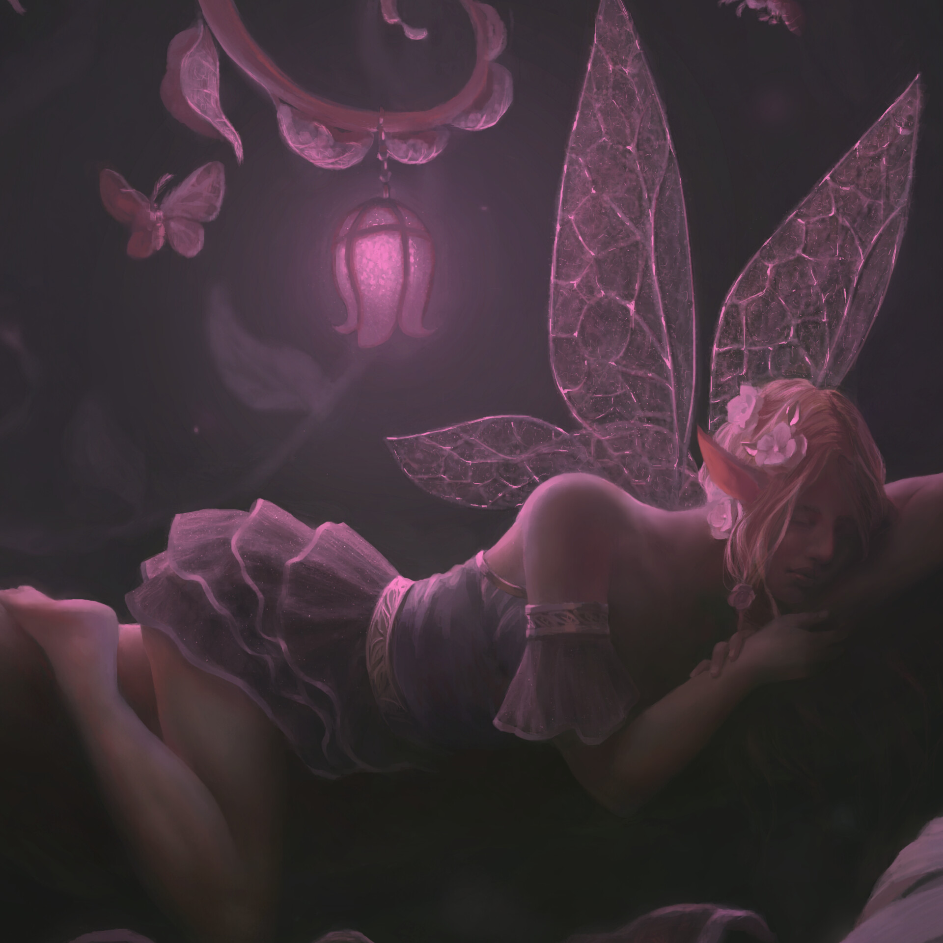 ArtStation - Sleeping fairy