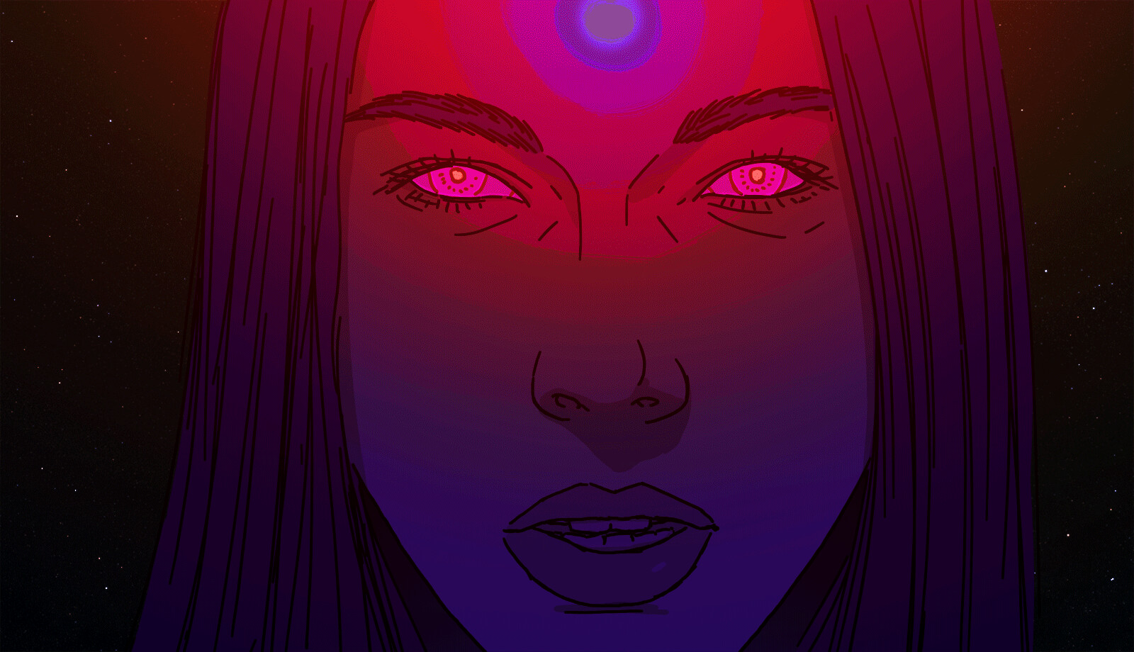 ArtStation - Glowing Indigo (Animated GIF)