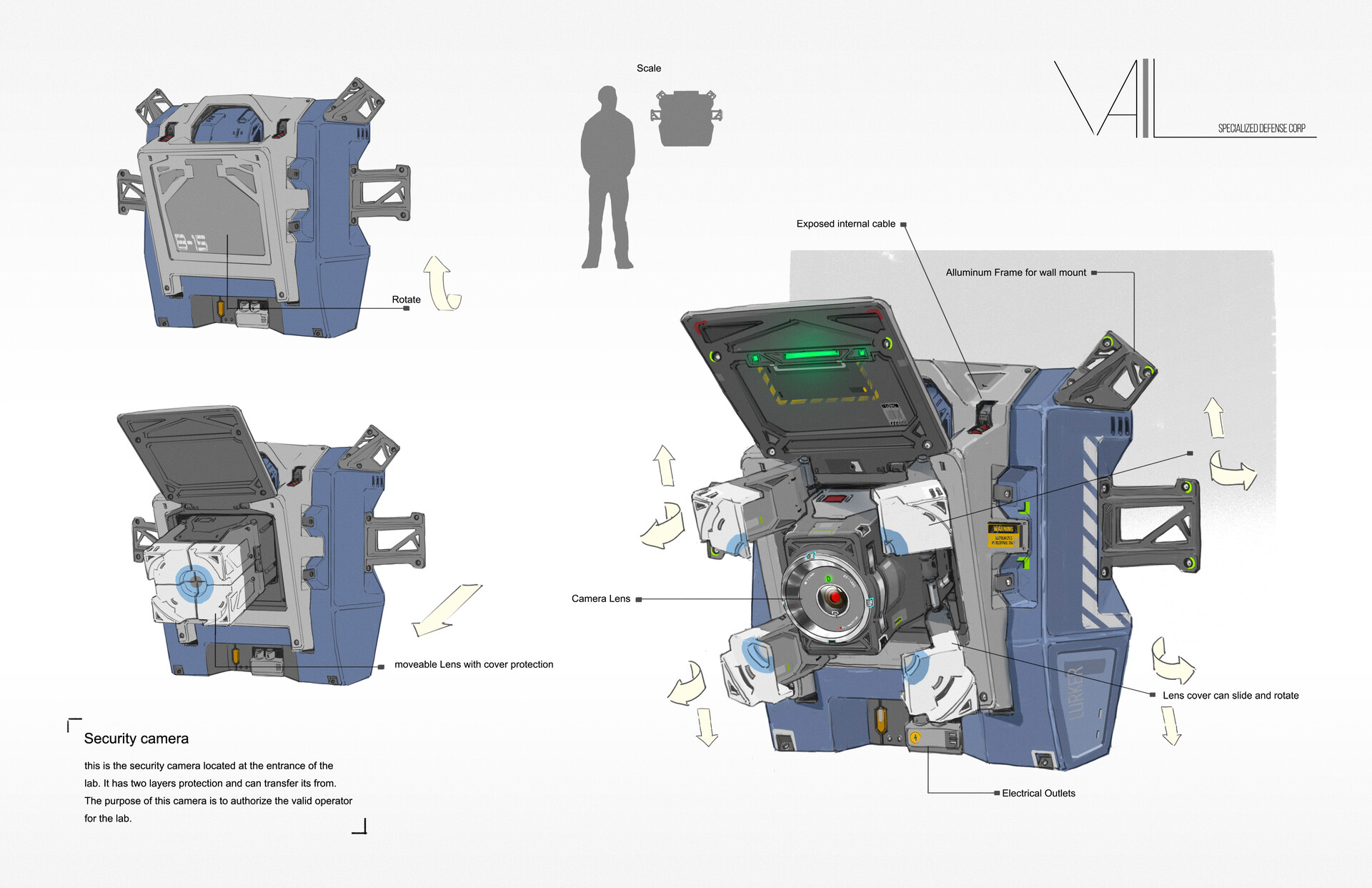 ArtStation - Project V.A.I.L Prop- Security Camera