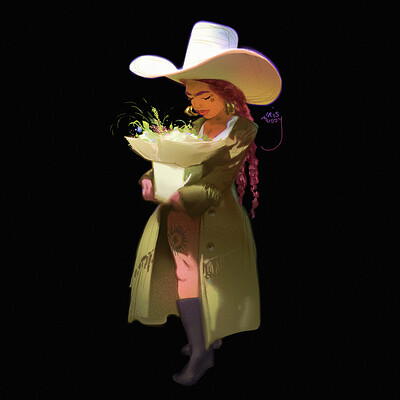 iris muddy - various paintings