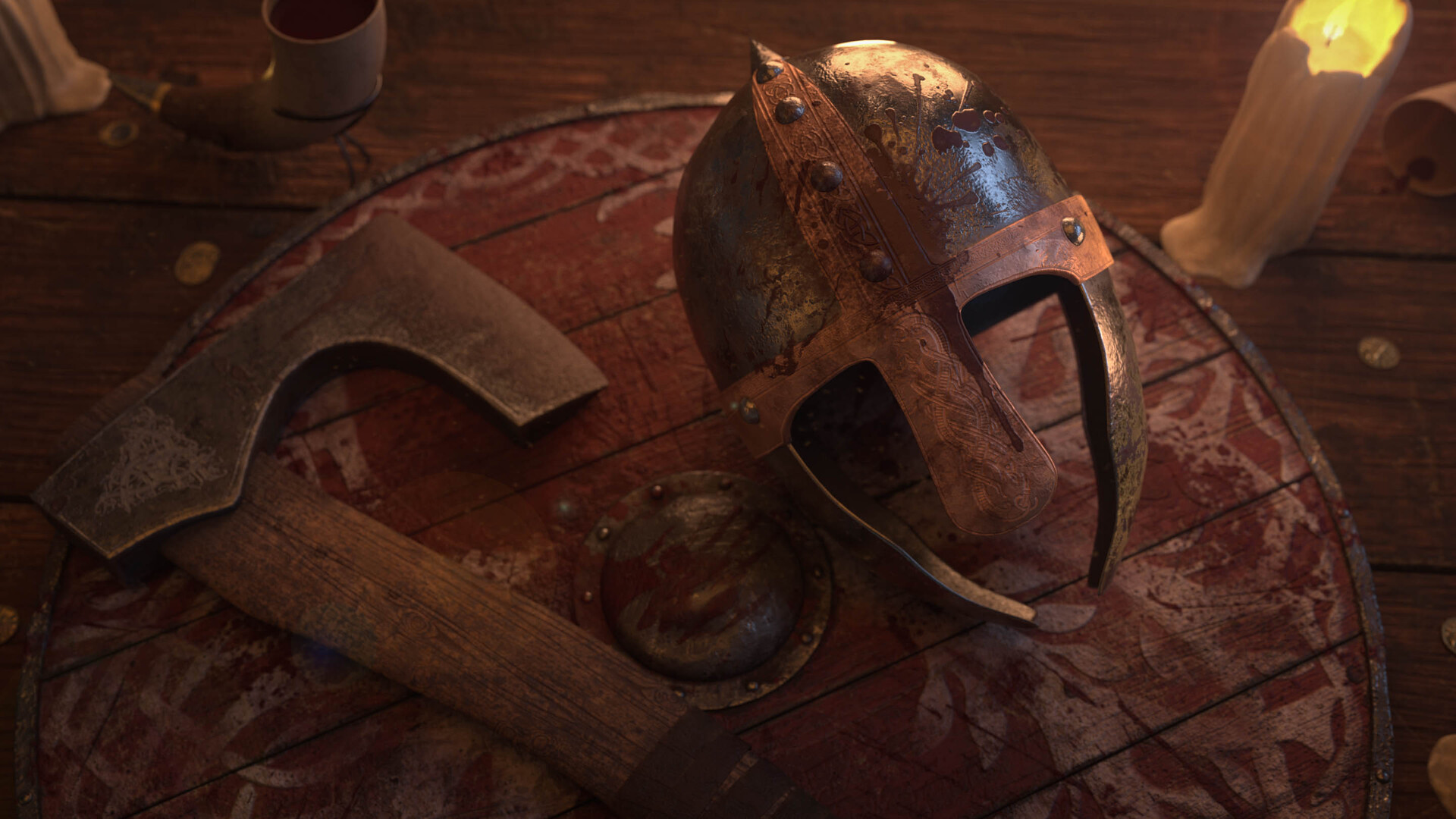 ArtStation - Viking 3D Scene