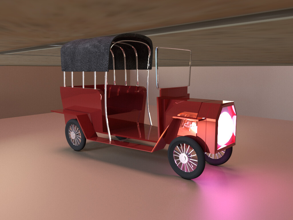 ArtStation - Electric Autorickshaw (v1) 3D Sample