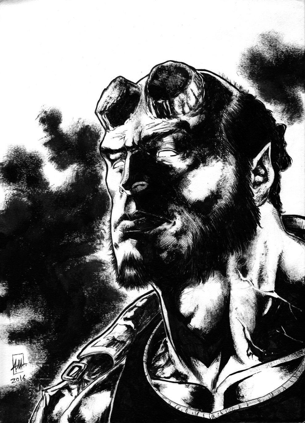 ArtStation - Hellboy - Original Art.