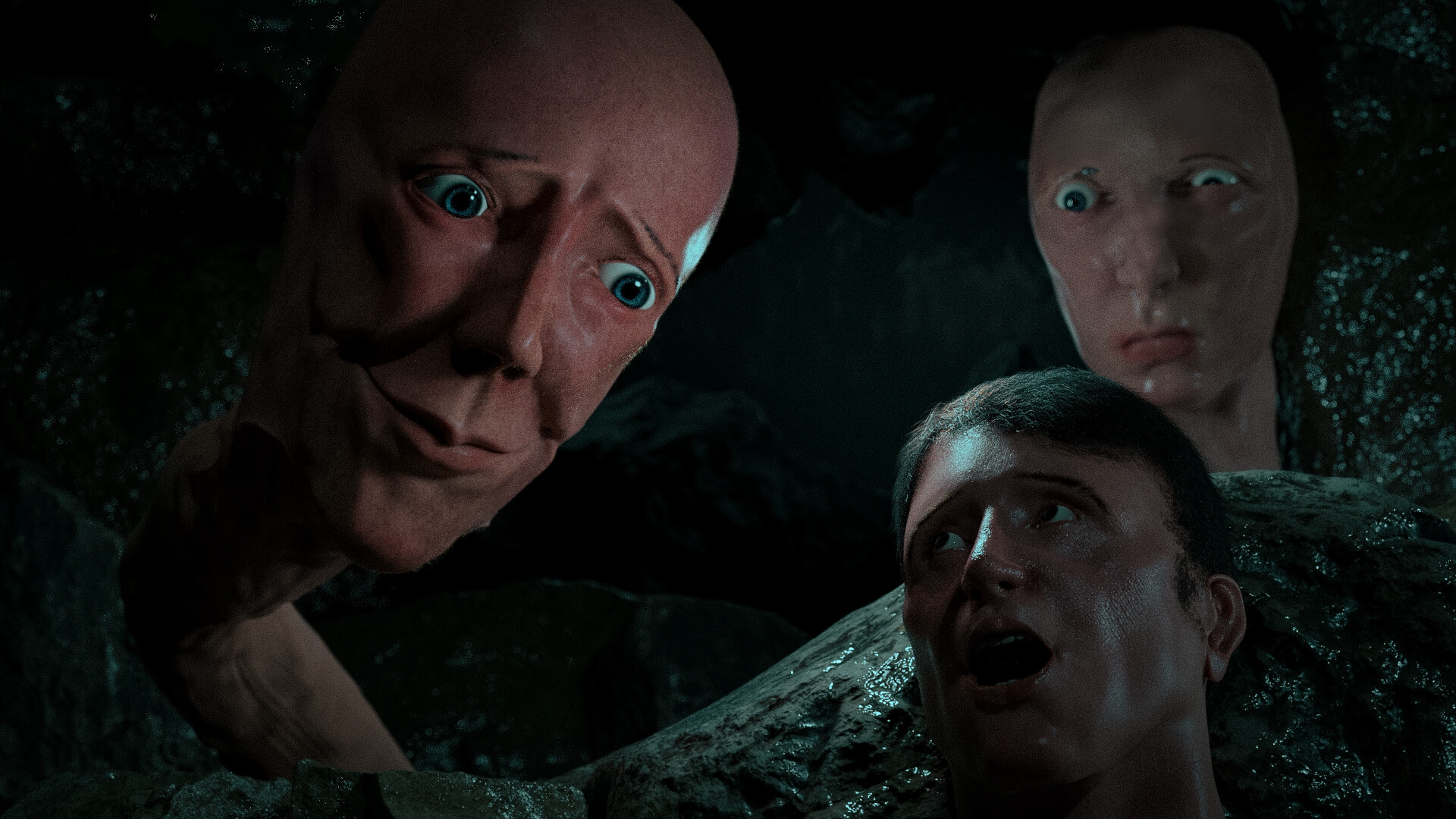 ArtStation - scary monster man see i go ah