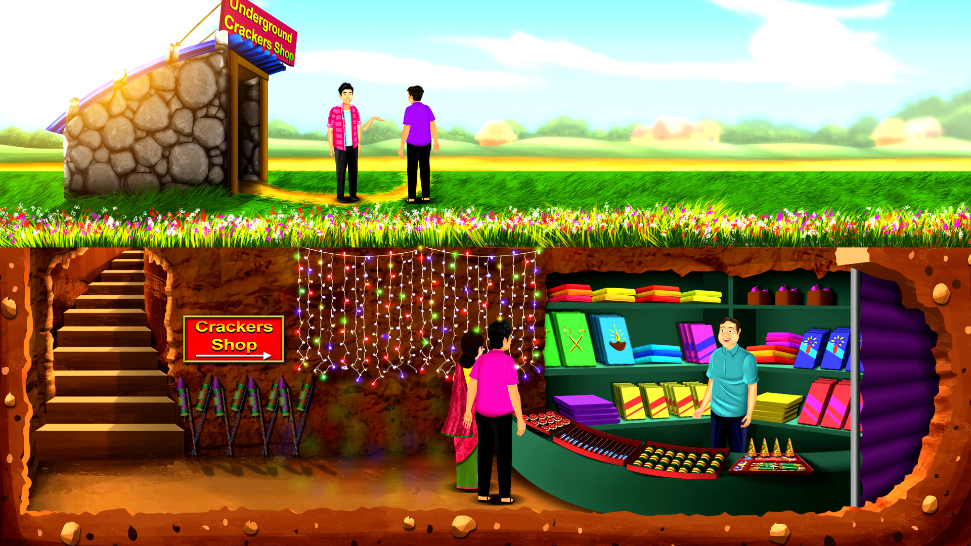 ArtStation - underground shop