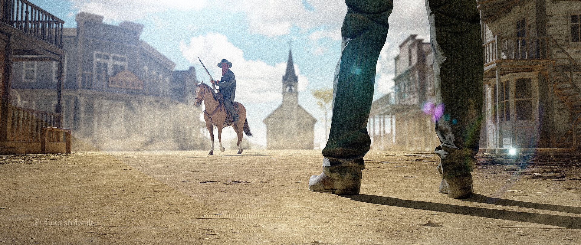 ArtStation - Western conflict