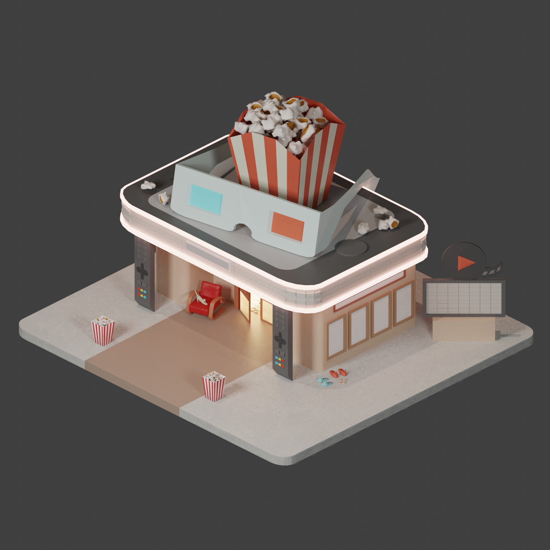 ArtStation - Concept 3D model