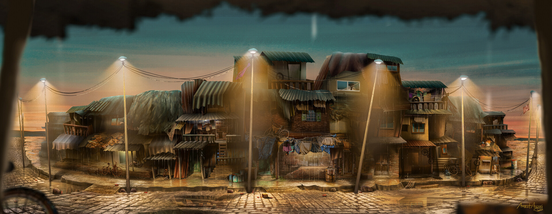 ArtStation - OLD SLUM Concept Art