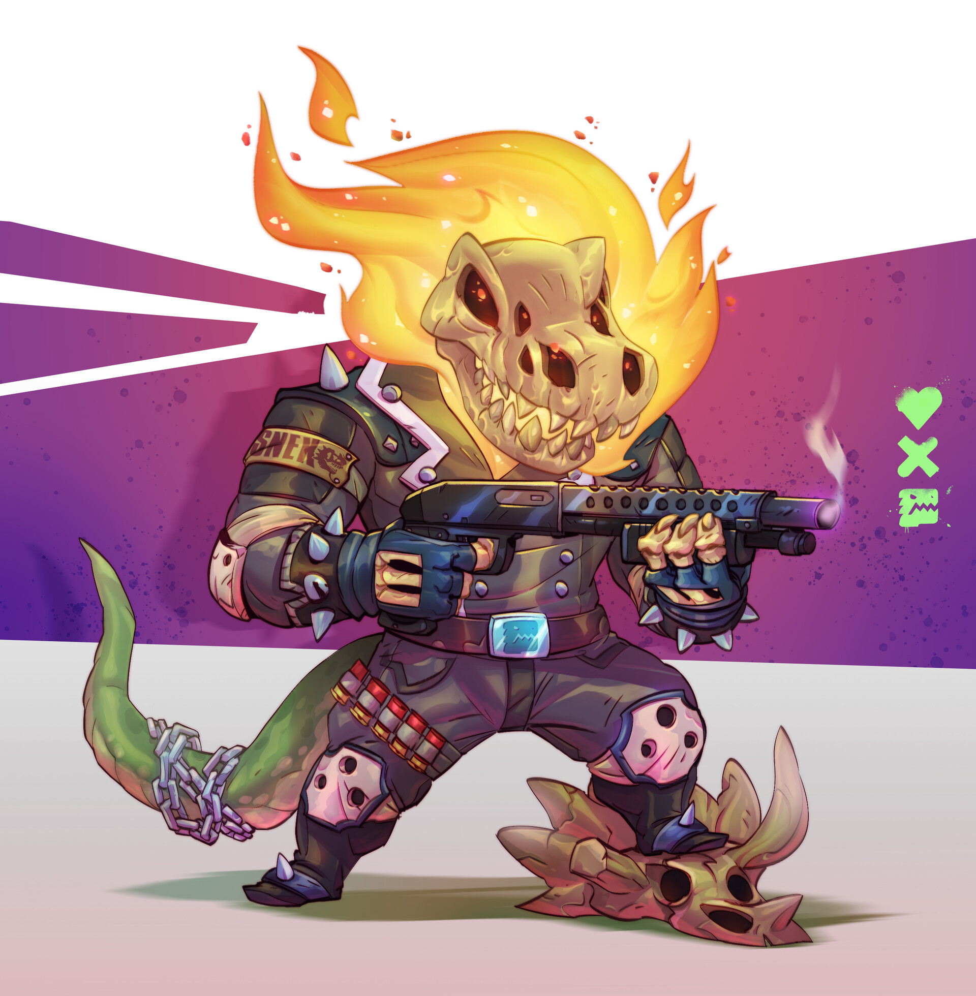 ArtStation - Ghost Dinoz!