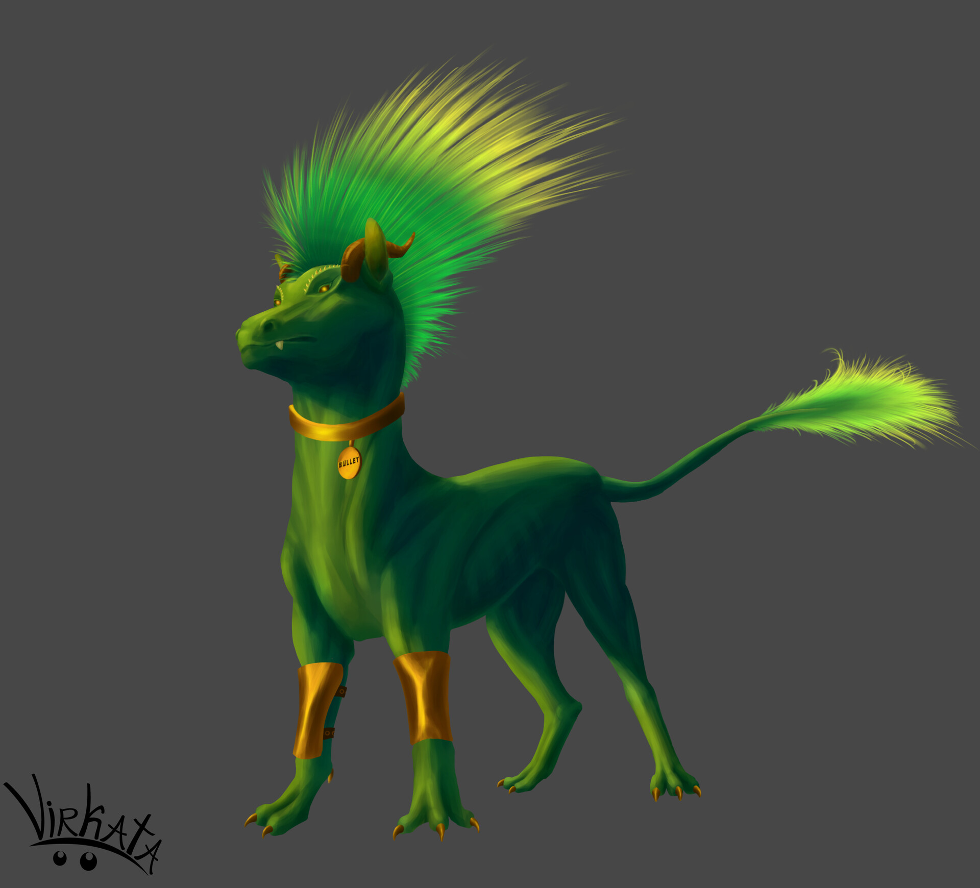 ArtStation - Bullet the dog