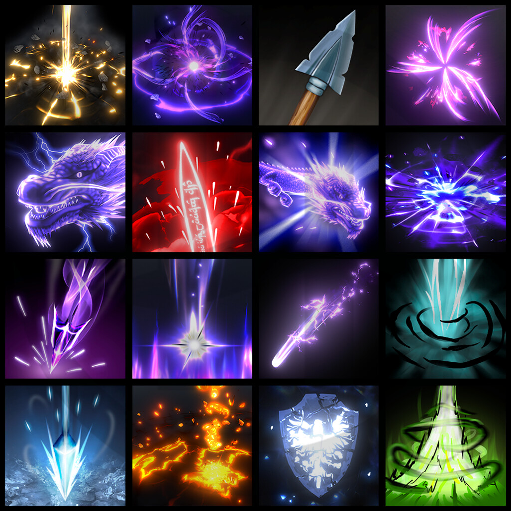 ArtStation - Game UI icons