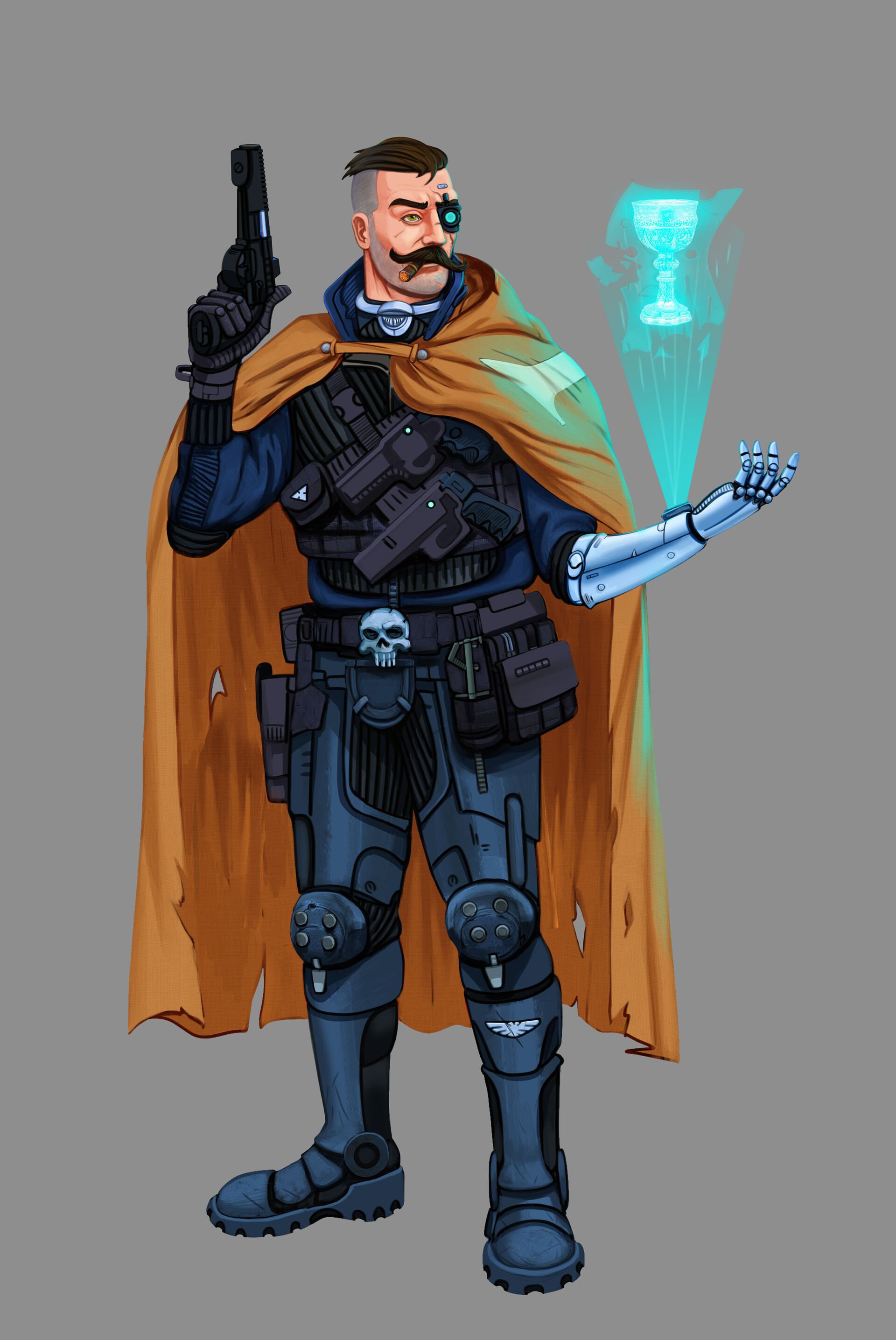 ArtStation - Concept art "Space pirate seeks the Holy Grail"