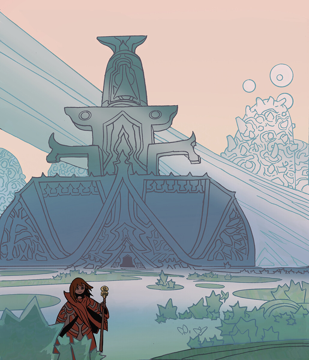 Hugo Puzzuoli - Among trees / Inktober 2020