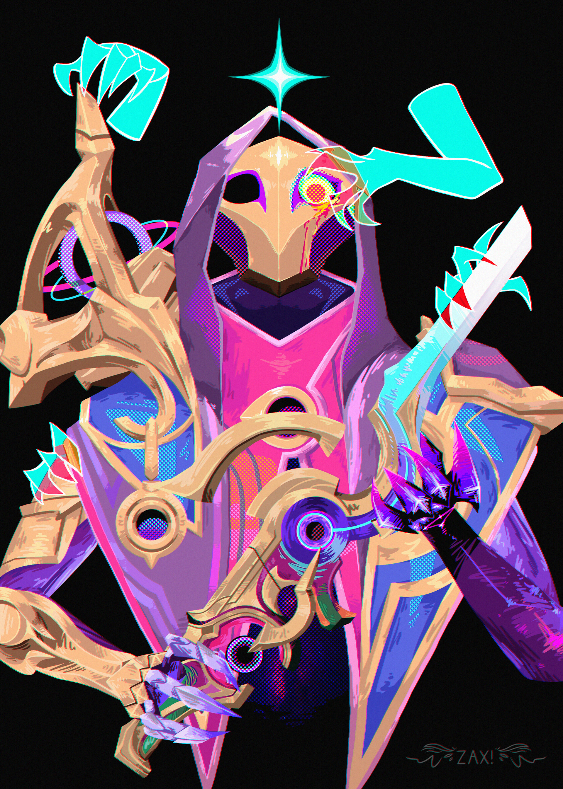 ArtStation - Dark Cosmic Jhin