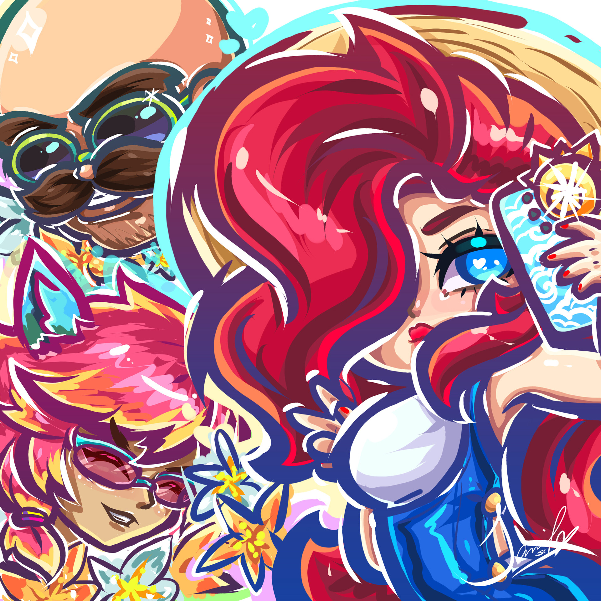 ArtStation - Pool Party Miss Braum Sett