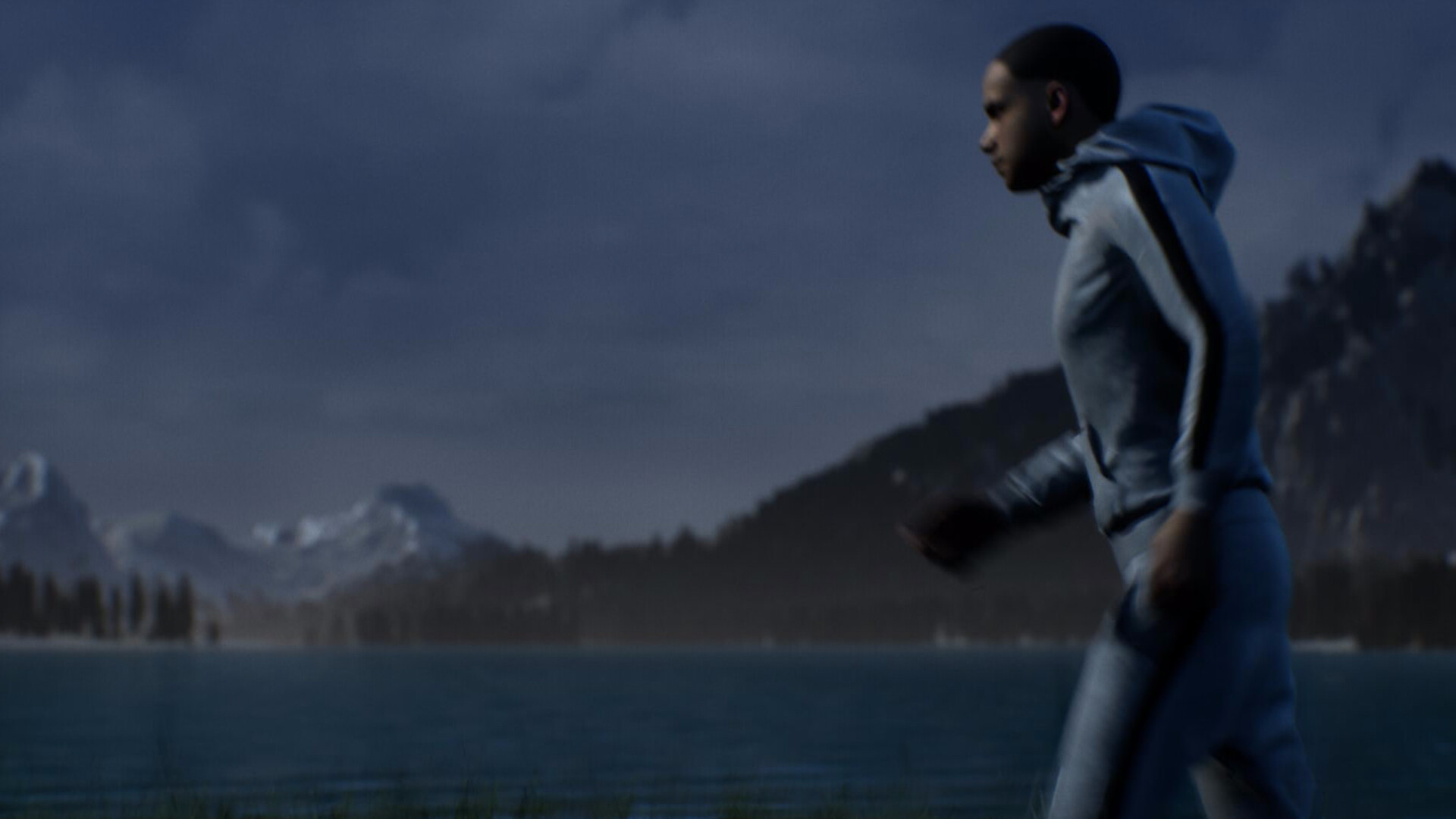 Alex Chiu - Beach jog light study