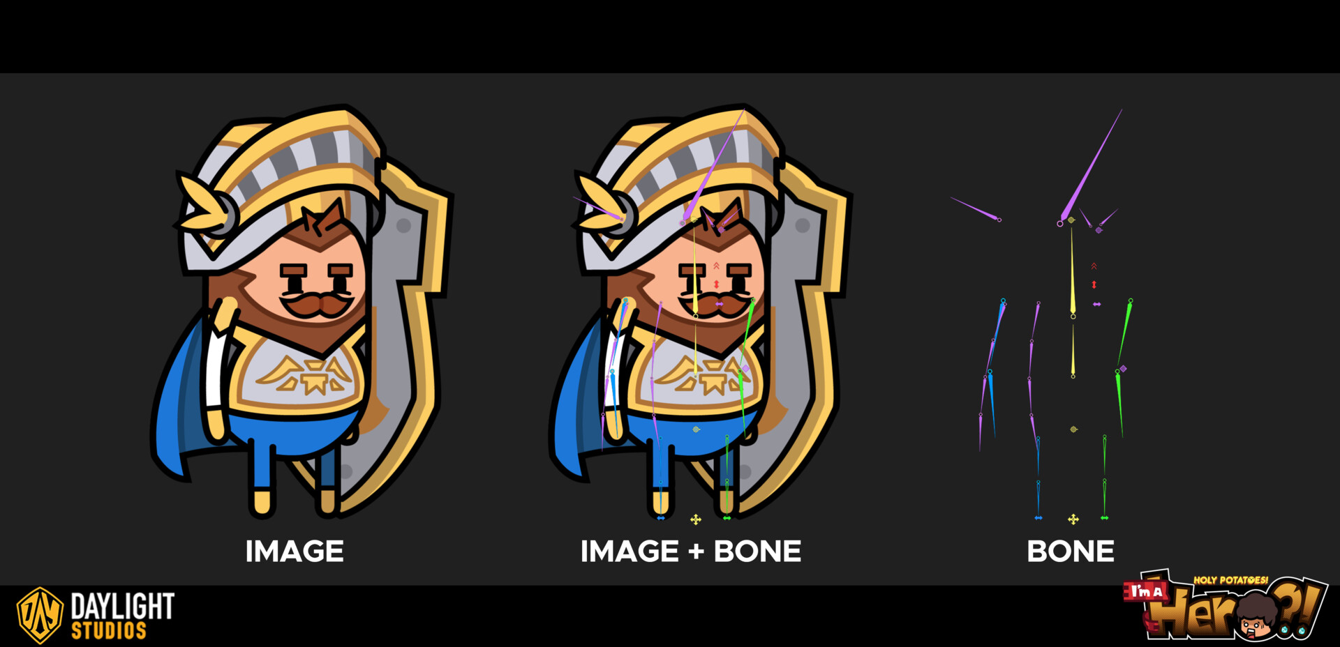 Leonard Chua - NPC, Allied Heroes - Spine 2D Animation Showcase