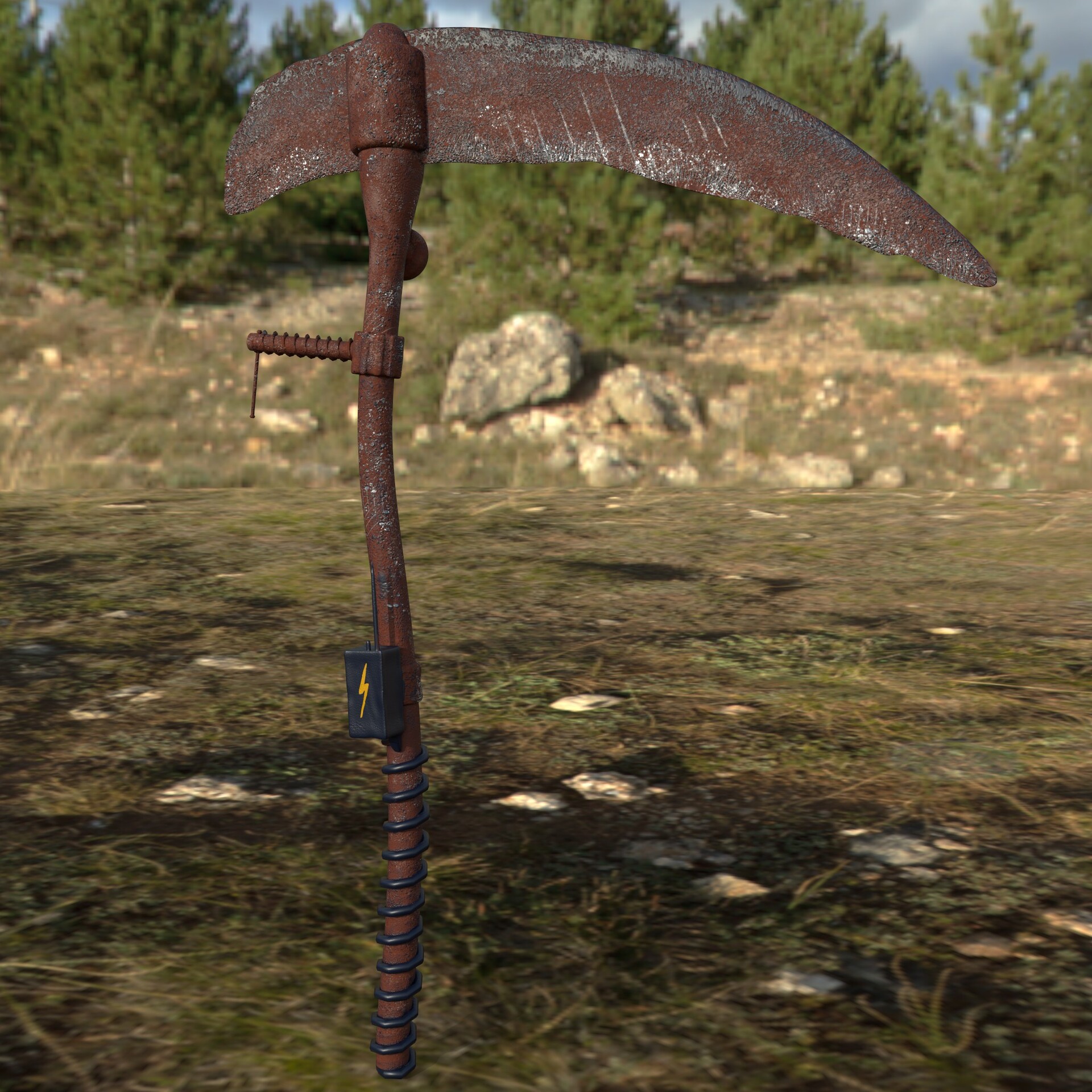 ArtStation - Post-Apocalyptic Scythe