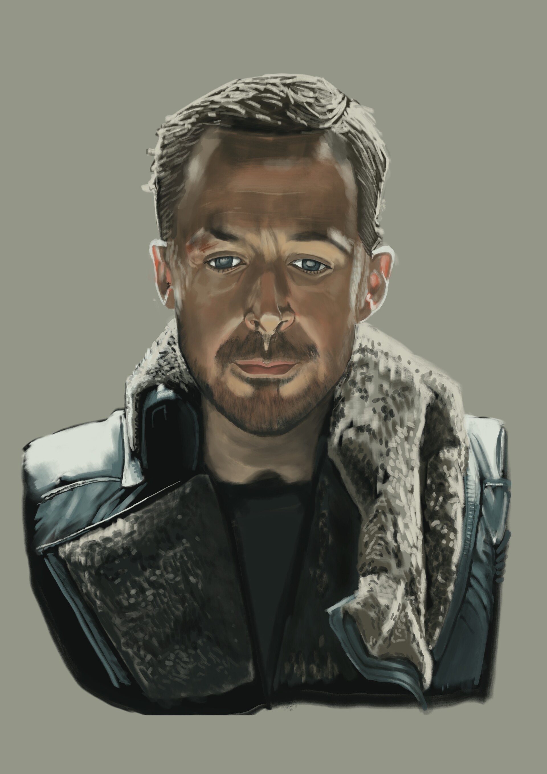 ArtStation - Ryan Gosling Blade Runner 2049