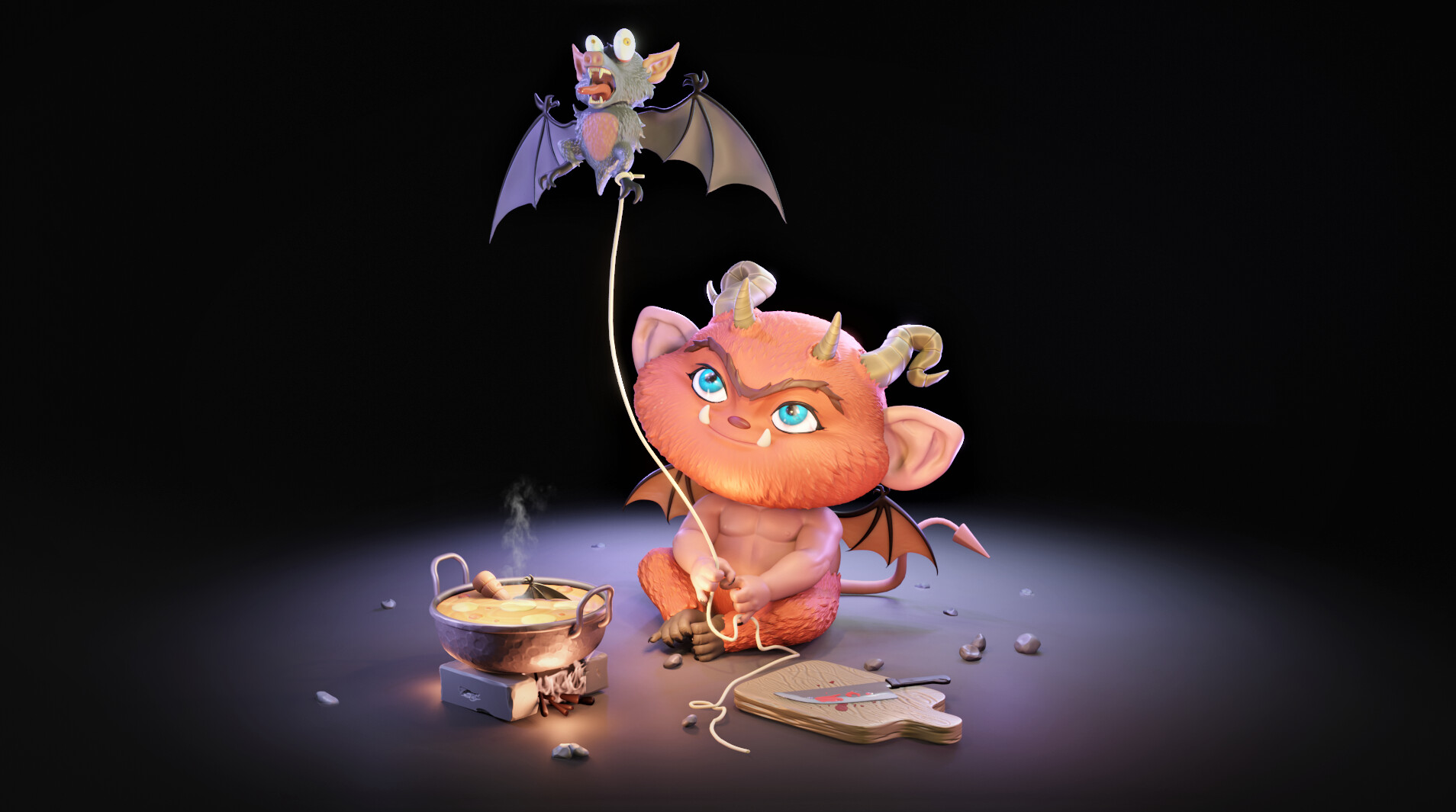 ArtStation - Diablito- Curso en Libel Academy, dictado por el profesor ...