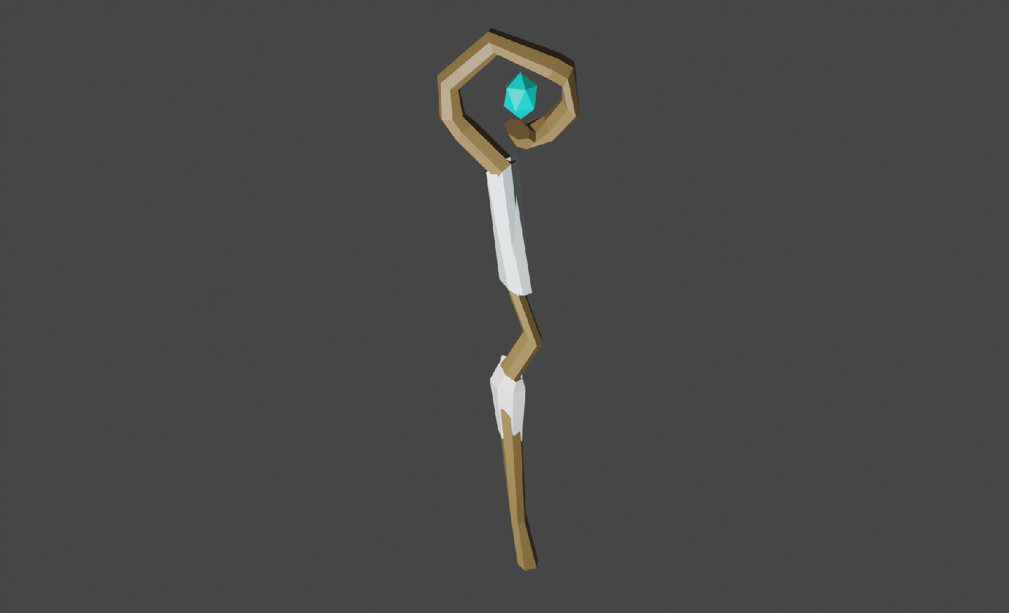 ArtStation - white mage staff