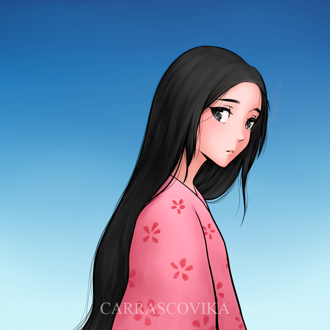 ArtStation - Princess Kaguya | Kaguya Hime | Fanart