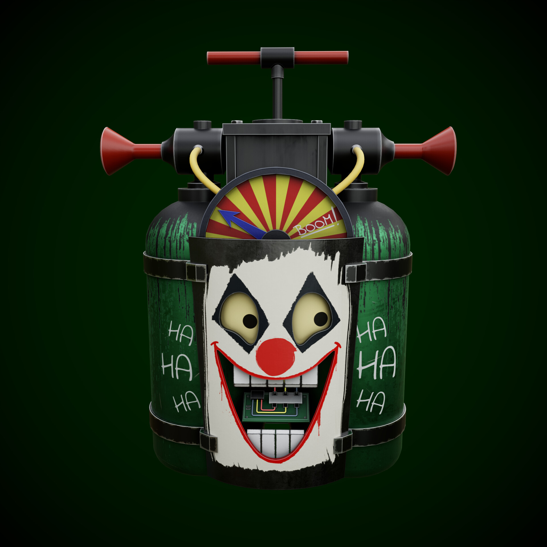 ArtStation - Joker's gas bomb