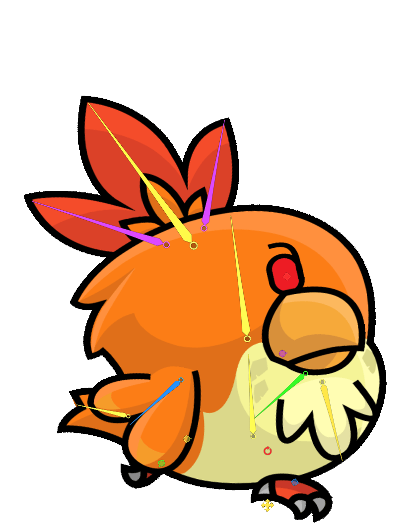 Leonard Chua - Firechick Monster - Spine 2D Animation Showcase