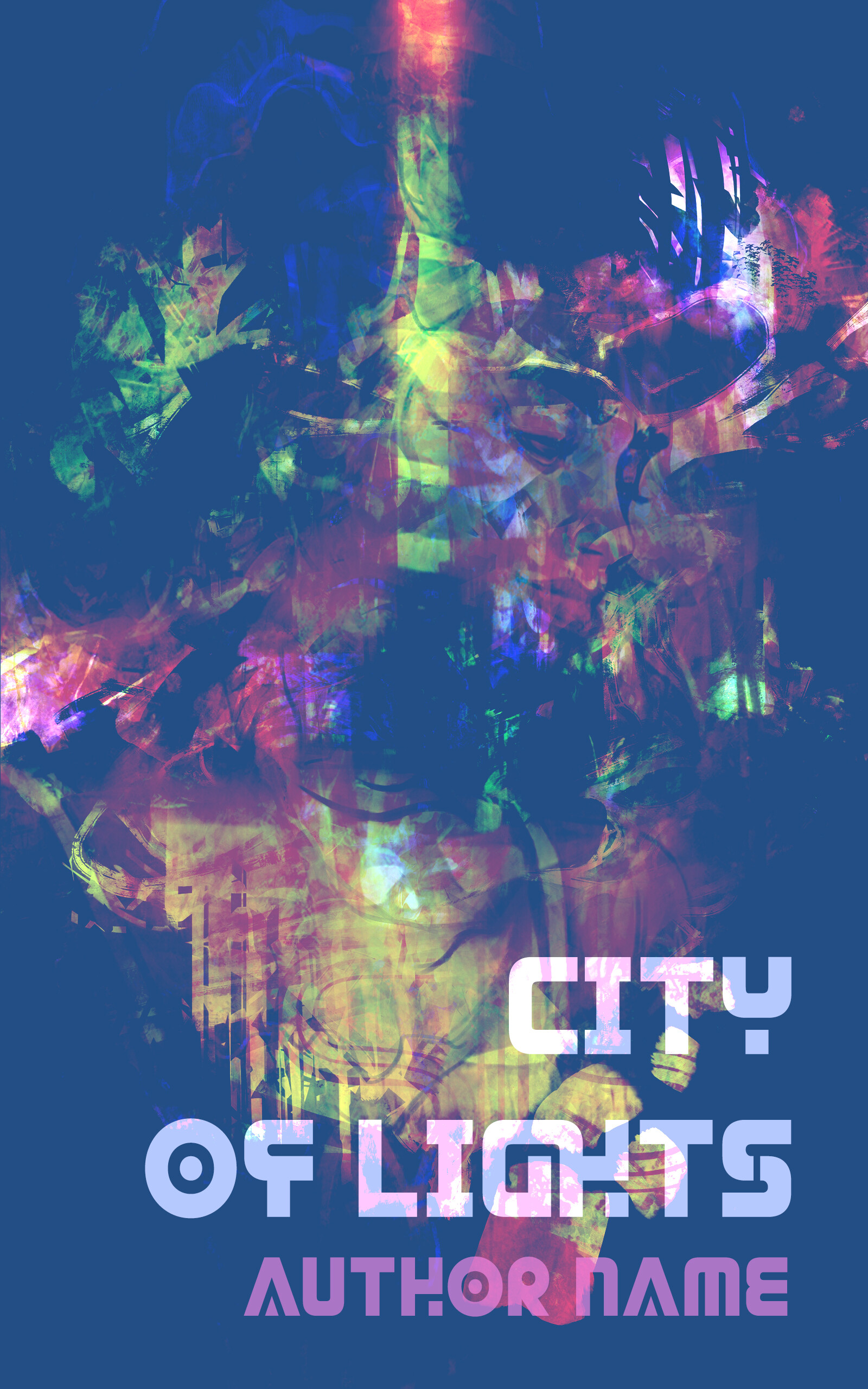 ArtStation - "City of Lights" Pre-made book cover design