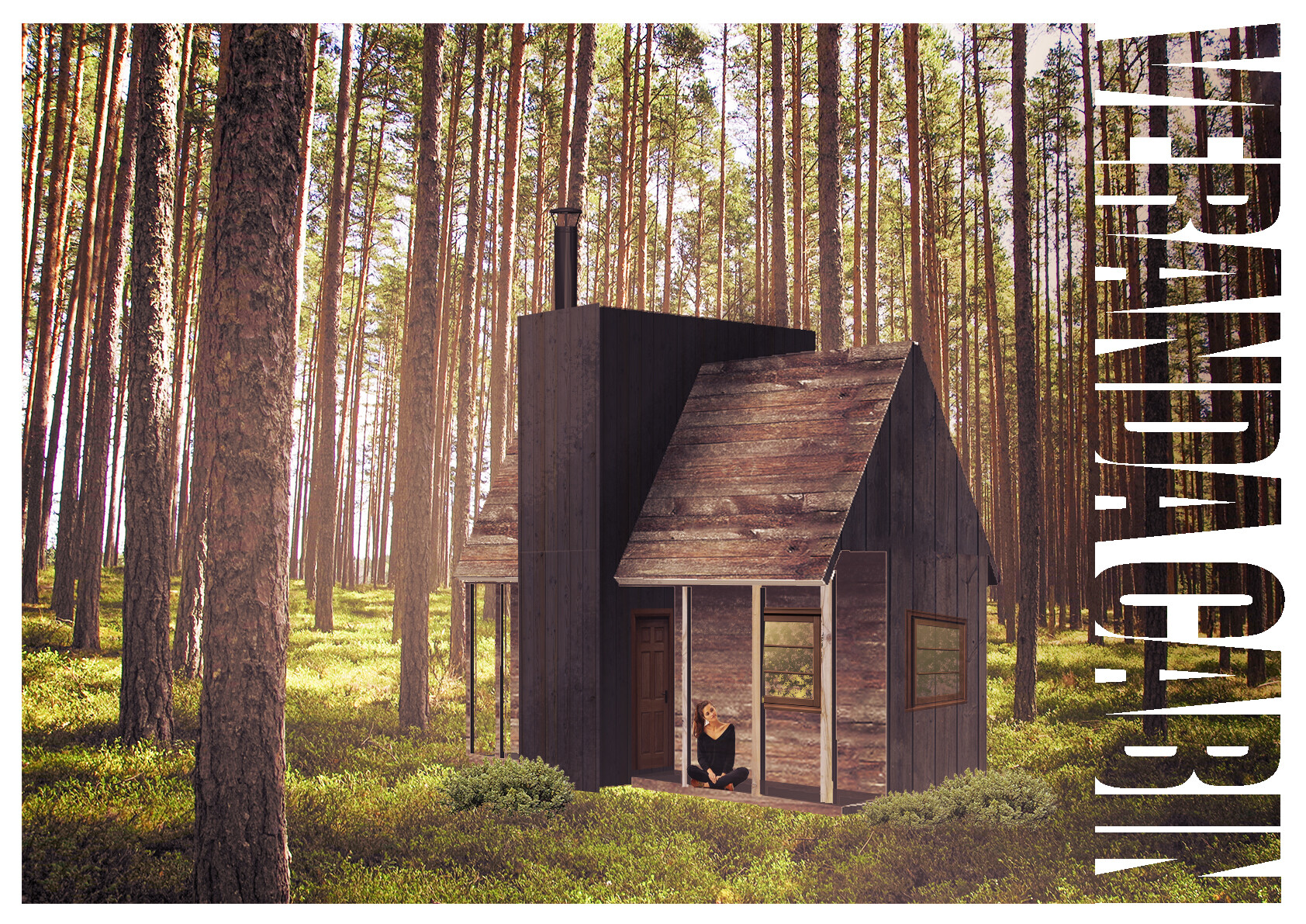 ArtStation - Mountain Meditation Cabin