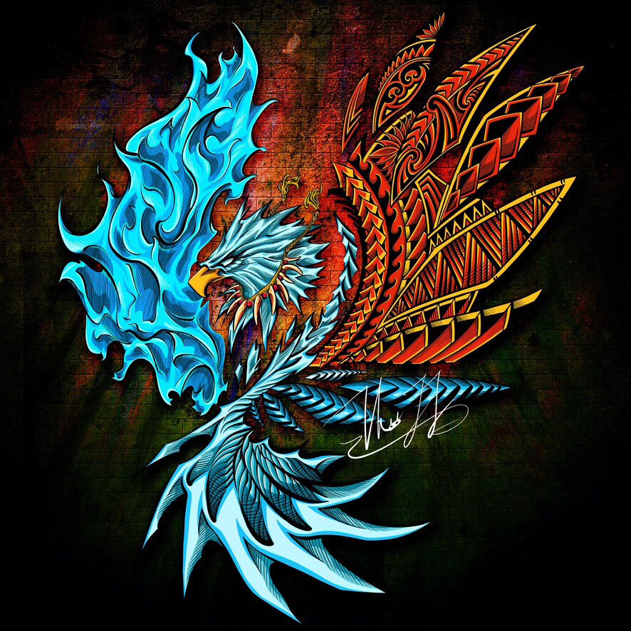 how to draw fire eagle