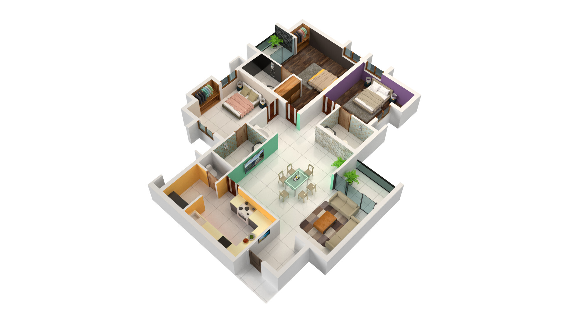 ArtStation - 3D interior Design