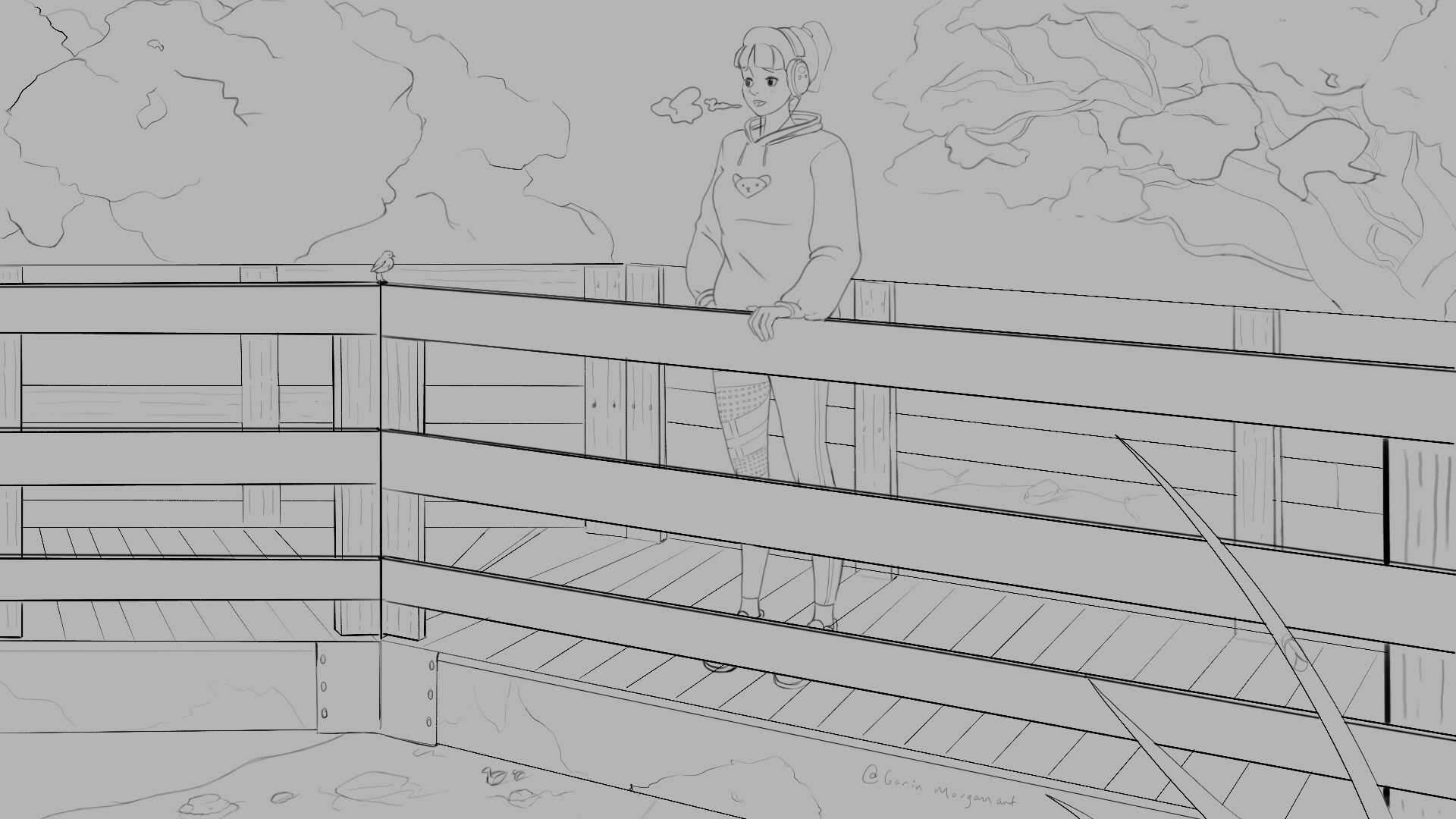 ArtStation - Lofi Girl Project for Lofi Records